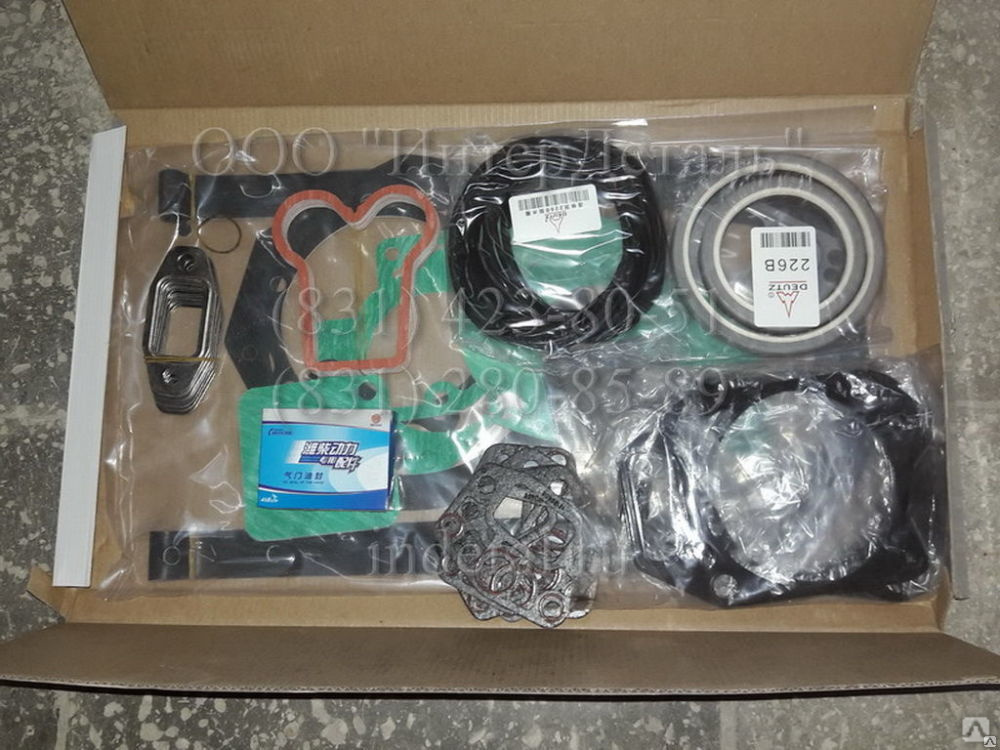 Ремкомплект прокладок двигателя WP6G125 (полный) kit of gaskets, цена в ...