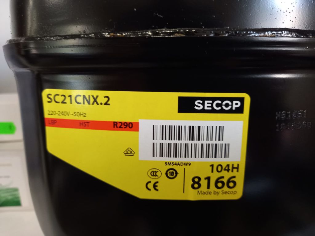 Компрессор холодильный поршневой SCE 21 CNLX SECOP 104H8164 290 фреон, цена в Краснодаре от ...